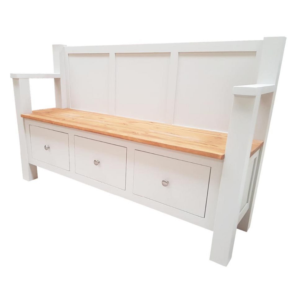 Manor Solid Wood Monks Bench | Rainbows Furniture